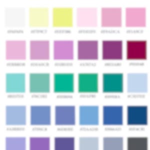 Seasonal Color Analysis - Cool Summer Color Palette With Hex Codes - Etsy