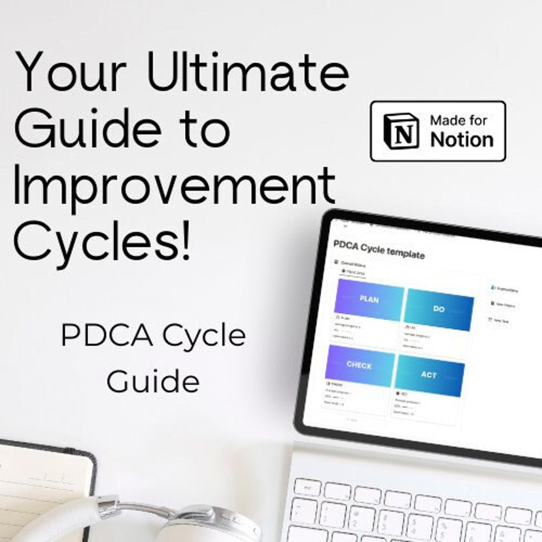PDCA - Improvement Cycle Notion Template - Etsy