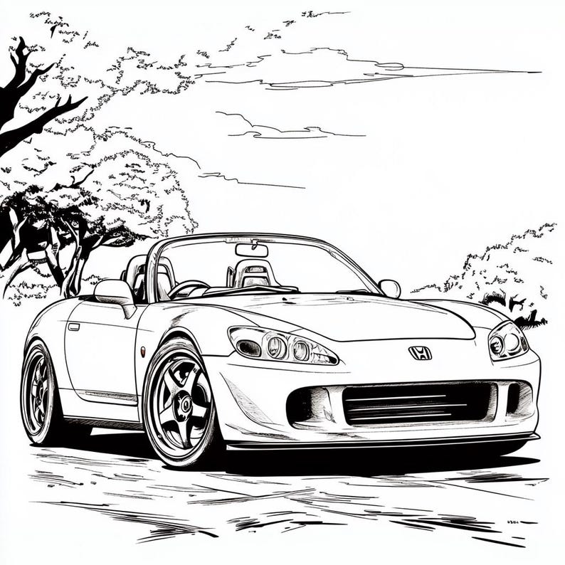 Fast & Furious Car Colouring Page | Easy-to-colour PDF for Kids and ...