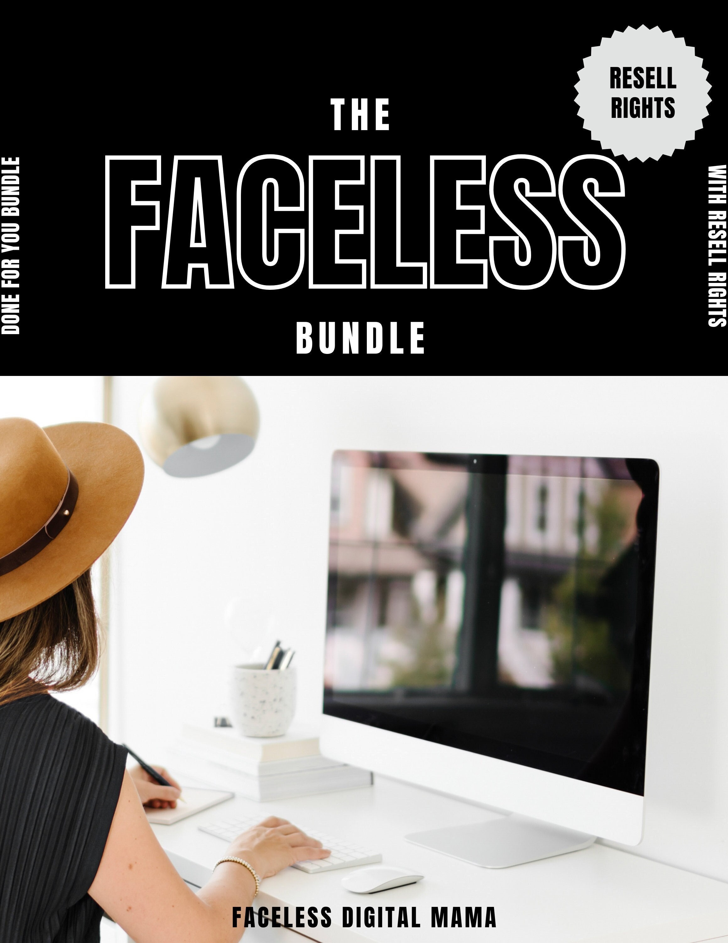The Faceless Bundle, Digital Marketing, Digital Products, MRR, PLR ...