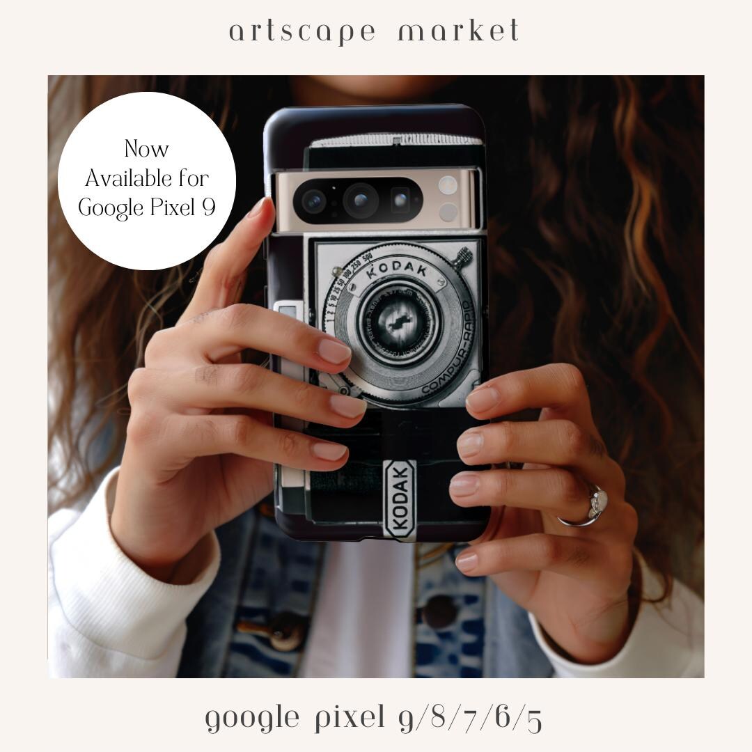 Google Pixel Kodak Vintage Camera Phone Case. Camera Tough Phone Case ...