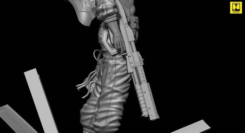 David Martinez Cyberpunk 3D STL File for 3D Printer ready Printing 3D ...