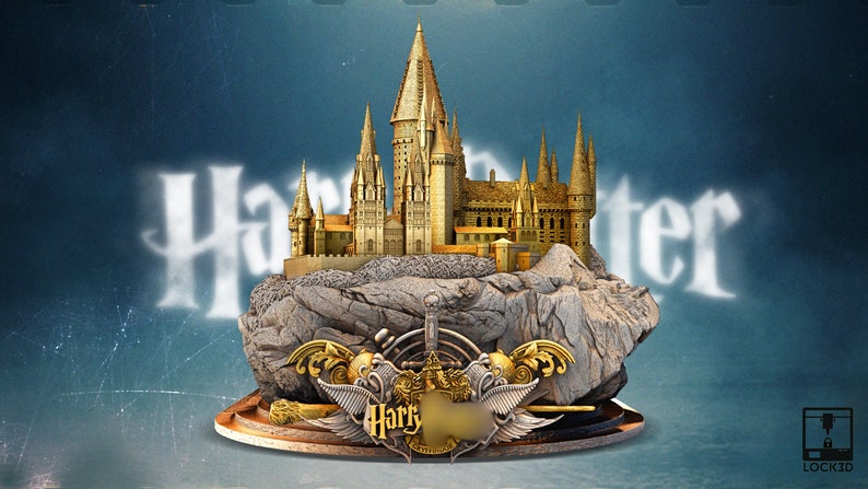 Hogwarts Castle Harry P 3D STL File for 3D Printer Ready Printing 3D ...