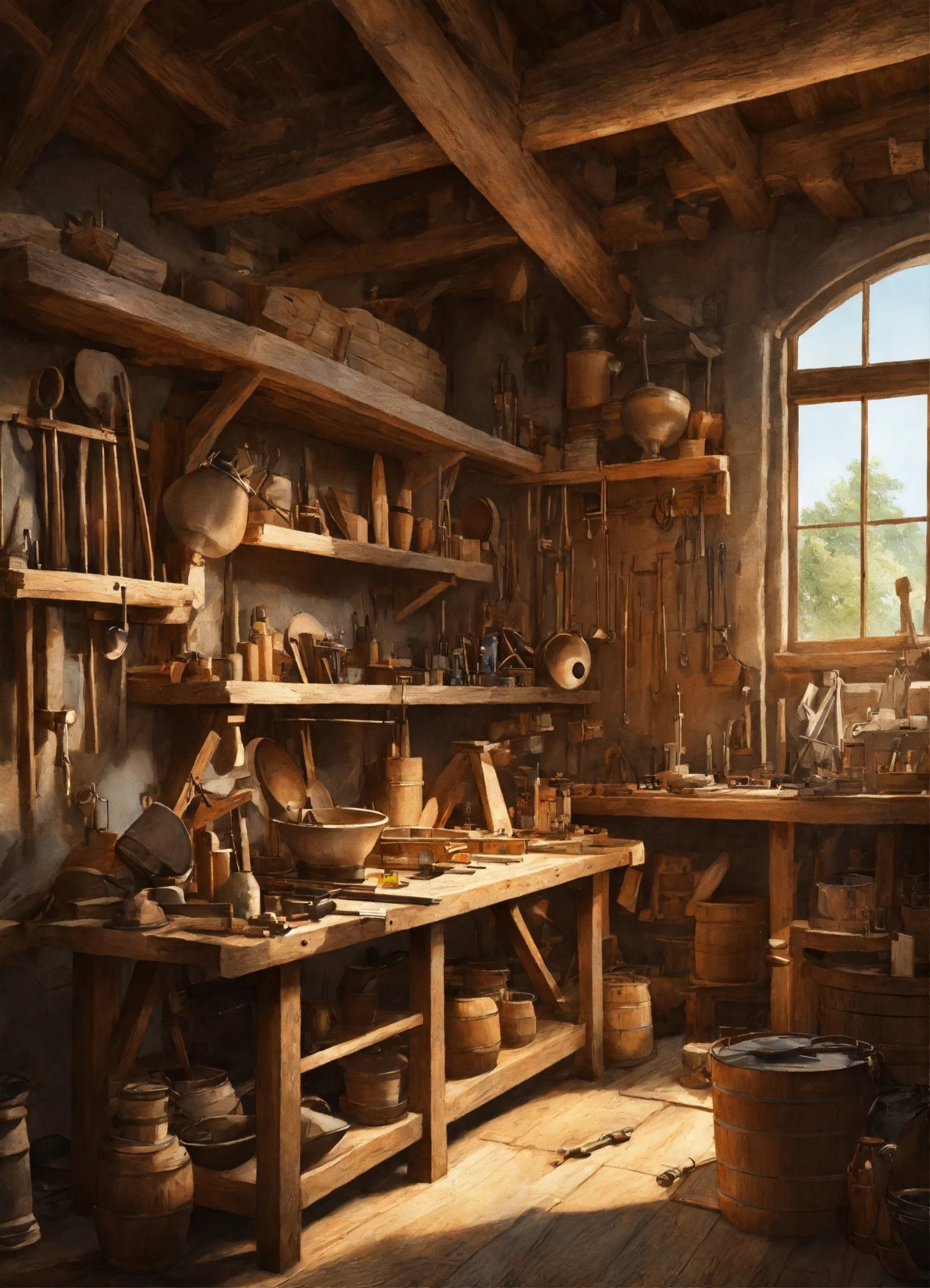 Unleash the Artisan Within: Downloadable Medieval Workshop Poster for ...