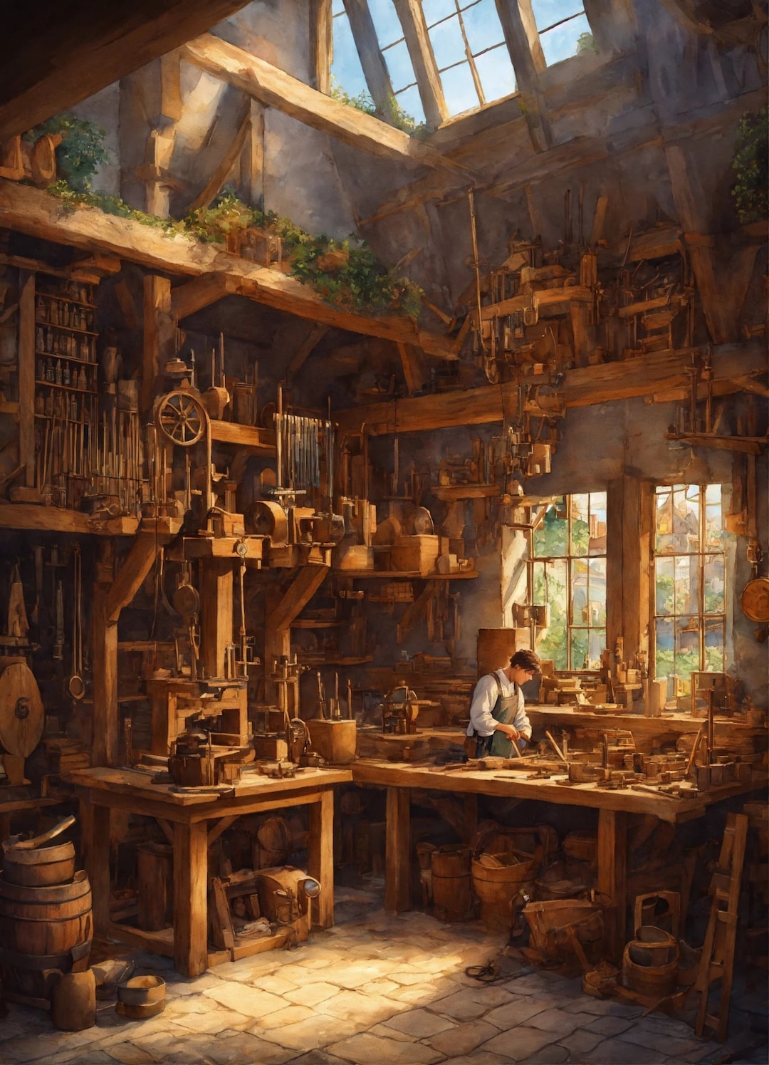 Unleash the Artisan Within: Downloadable Medieval Workshop Poster for ...