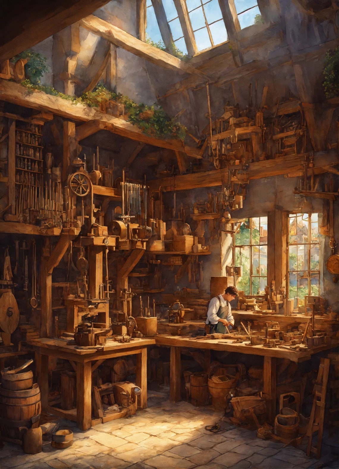 Unleash the Artisan Within: Downloadable Medieval Workshop Poster for ...