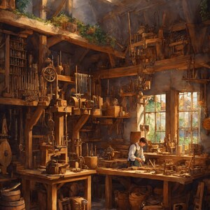 Unleash the Artisan Within: Downloadable Medieval Workshop Poster for ...