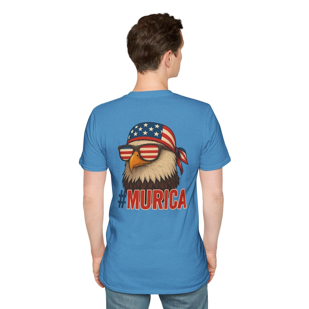 Murica Shirt | Distressed American Flag Graphic Tee | Patriotic 4th of ...