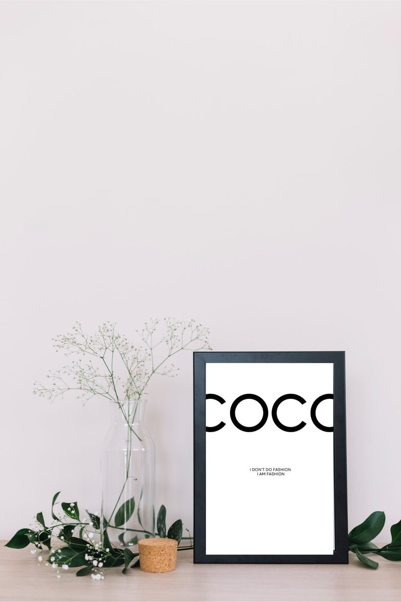 Coco Print | Coco Text Poster Decor | Coco Printable Wall Art | Coco ...