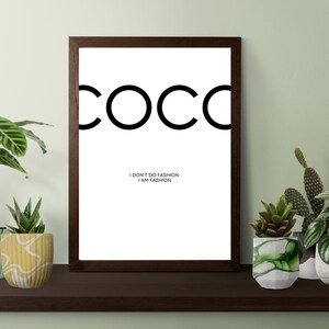 Coco Print Coco Text Poster Decor Coco Printable Wall Art Coco Quote ...