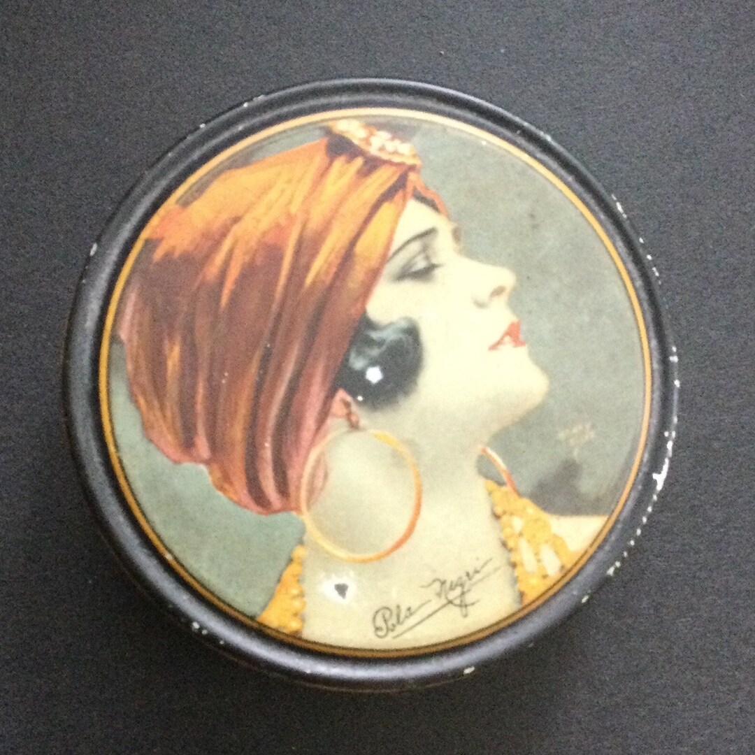 1920s Art Deco Flapper Pola Negri by Henry Clive Beauty Tin Box - Etsy
