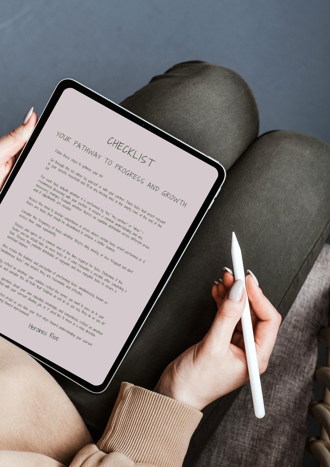 Checklist Pathway to Progress & Growth: Household and Personal ...