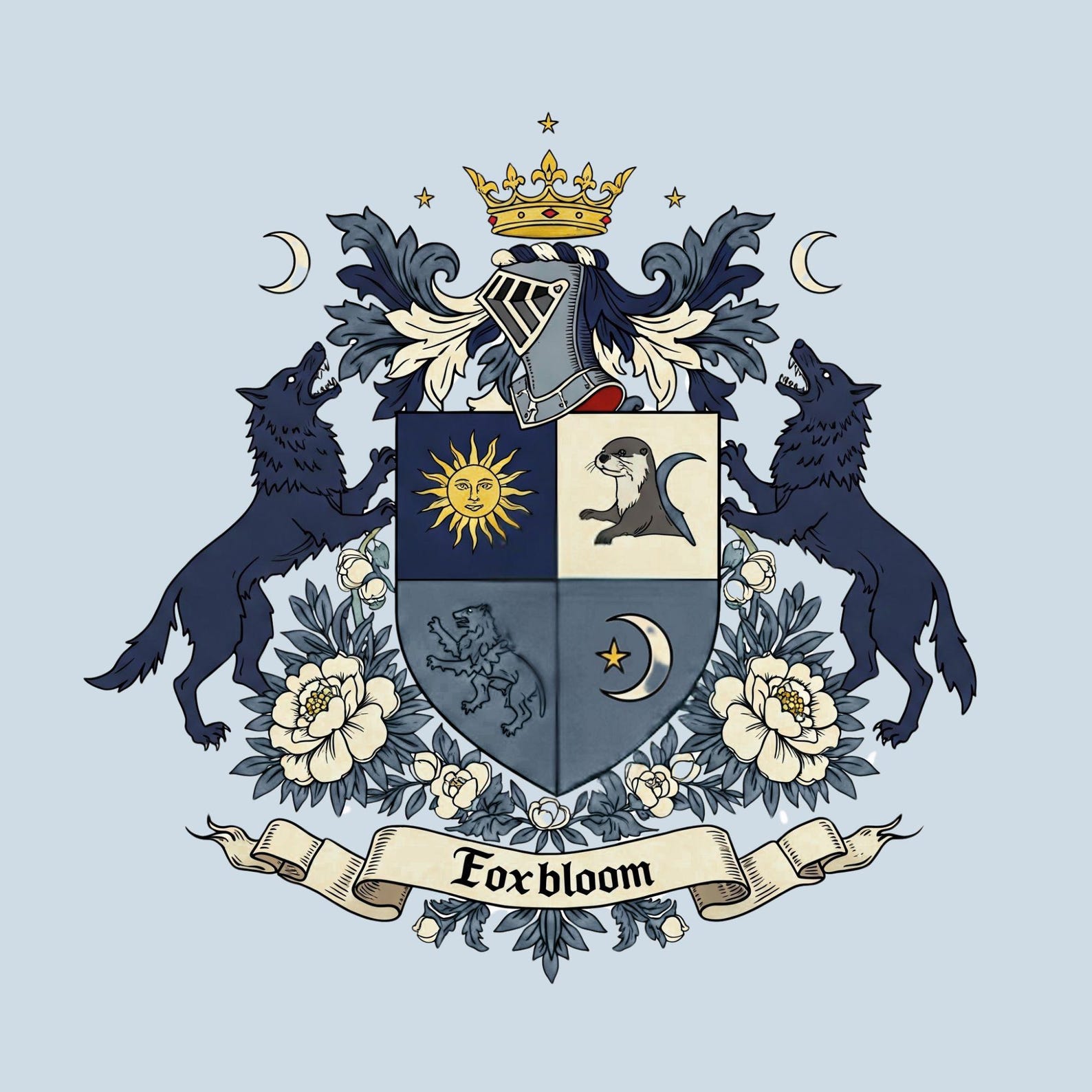 Personalized Family Crest Art | Unique Coat of Arms Design | Custom ...