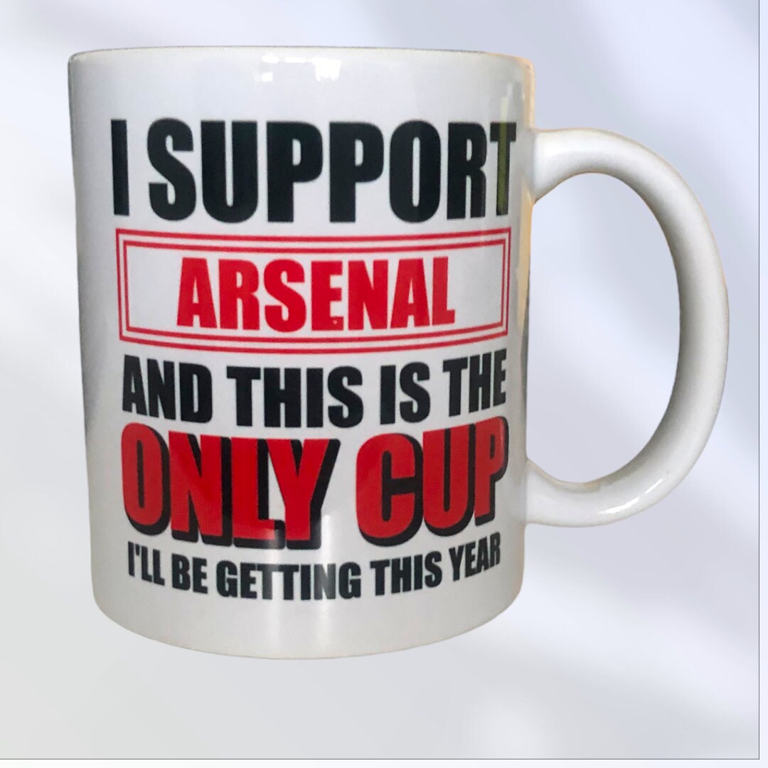 Arsenal Mug: Funny Football Fan Gift - Etsy UK