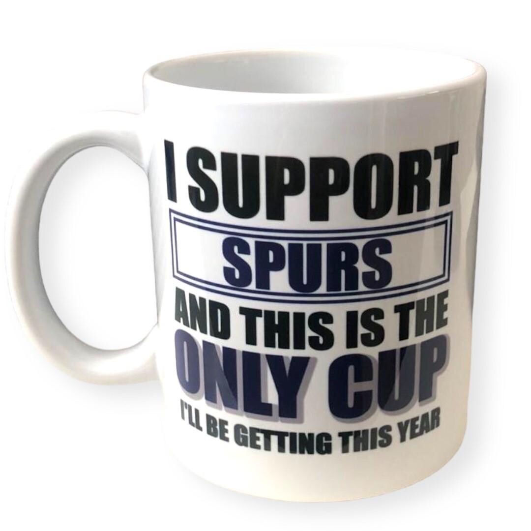 Tottenham Mug, I Support Spurs, Gift for Him, Gift for Her, Gift for ...