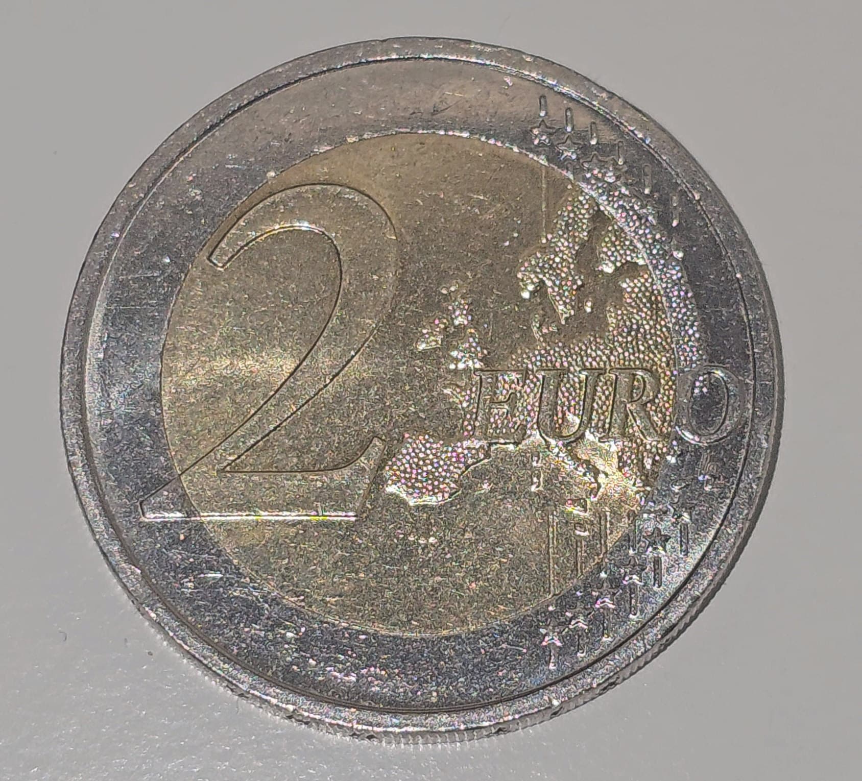 FRENCH and GERMAN 2 Euro 2019 Berlin Wall Commemorative 2E Coin Mint ...