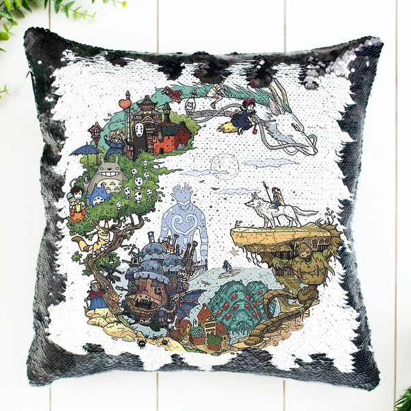 Studio Ghibli Pillow - Etsy