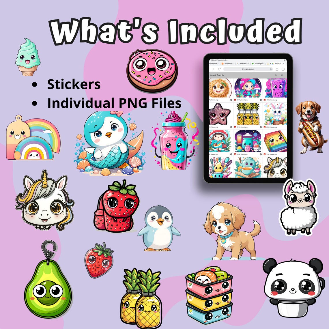 Kawaii Clipart Bundle Clipart Megabundle Instant Download Clipart ...