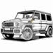 Coloring Pages G-wagon | Coloring Pages Mercedes G-class - Etsy UK