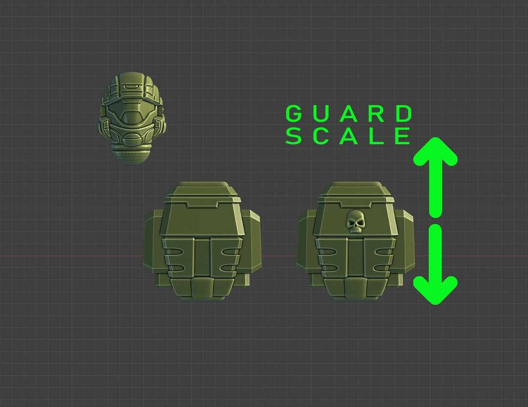 Guardsmen - ODST Back Packs - Custom Bitz - Scifi Miniature Tabletop ...