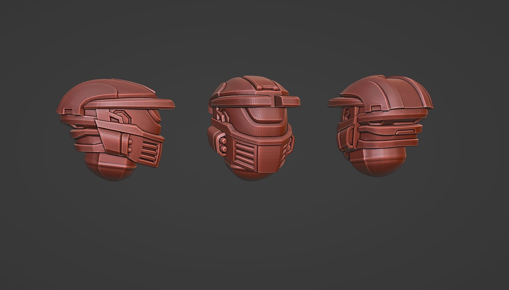 Space Knights MARK IV Custom Helmets Scifi Miniature Tabletop Wargaming ...