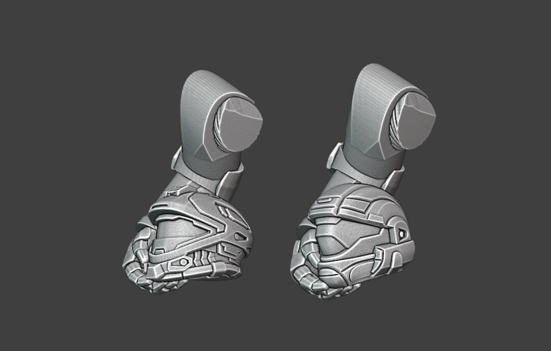 Space Knights RIGHT Arm HALO SET 1 Scifi Miniature Tabletop Wargaming ...