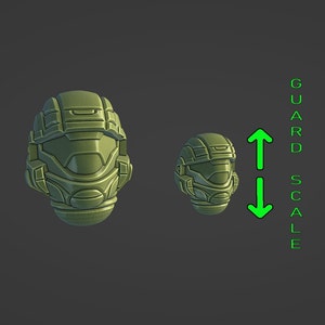 Guardsmen - ODST - Custom Helmets - Scifi Miniature Tabletop ...