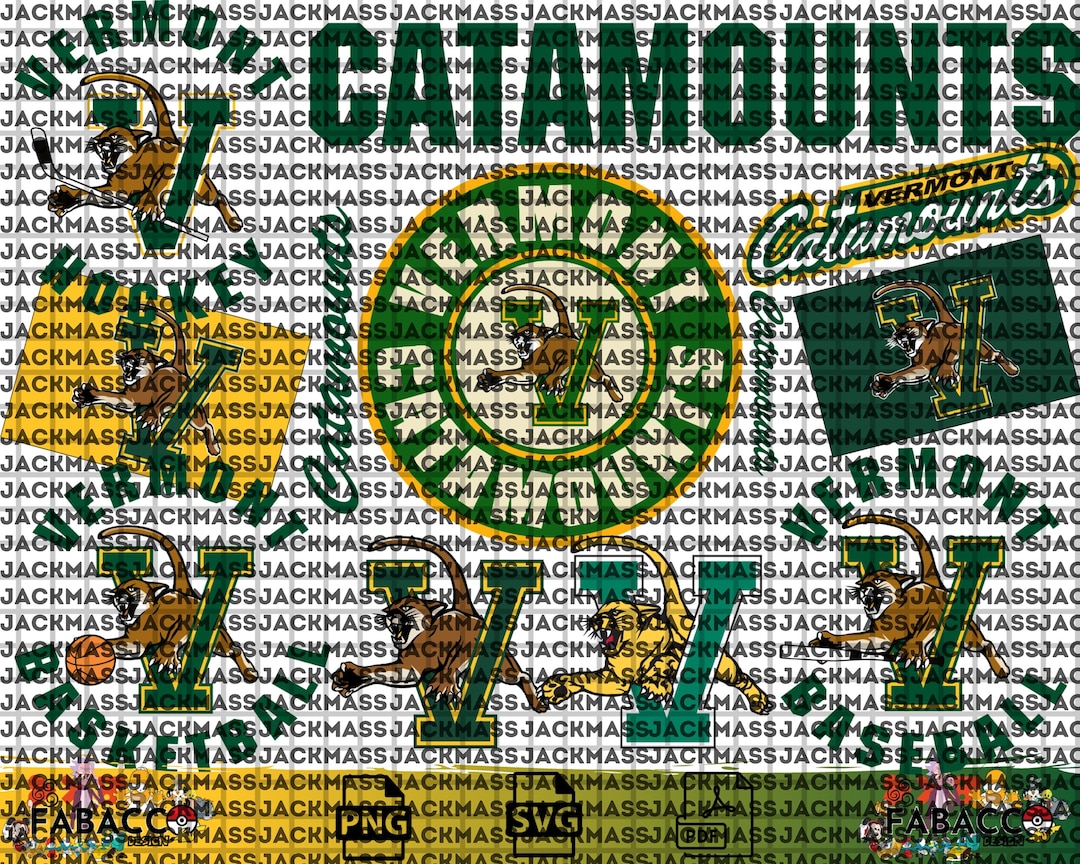 Vermont University SVG, Catamounts SVG, College, Athletics, Football ...