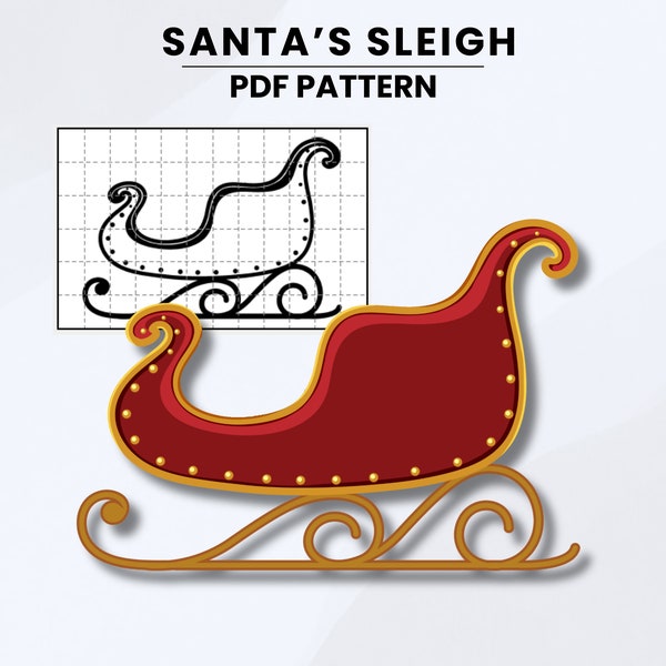Life Size Santa Sleigh - Etsy