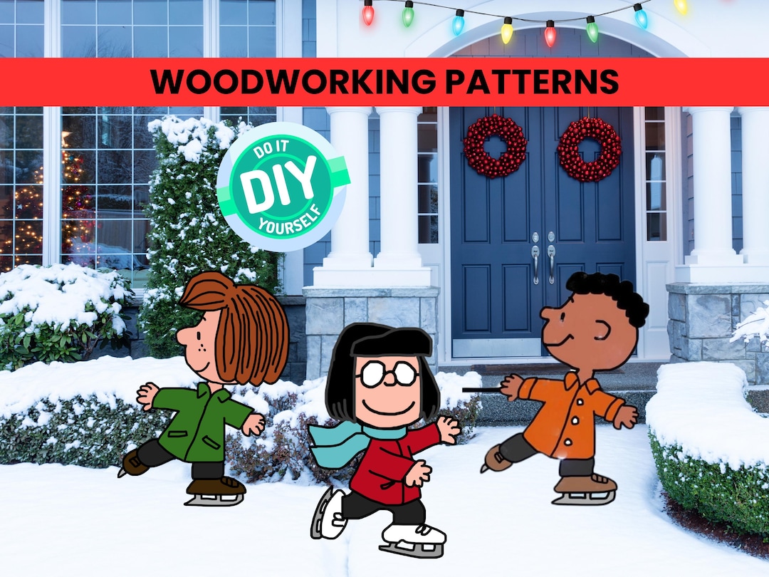 Charlie Christmas Ice Skating Patterns | Friends Woodworking Pattern ...