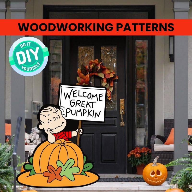 Welcome Great Pumpkin Sign - Etsy