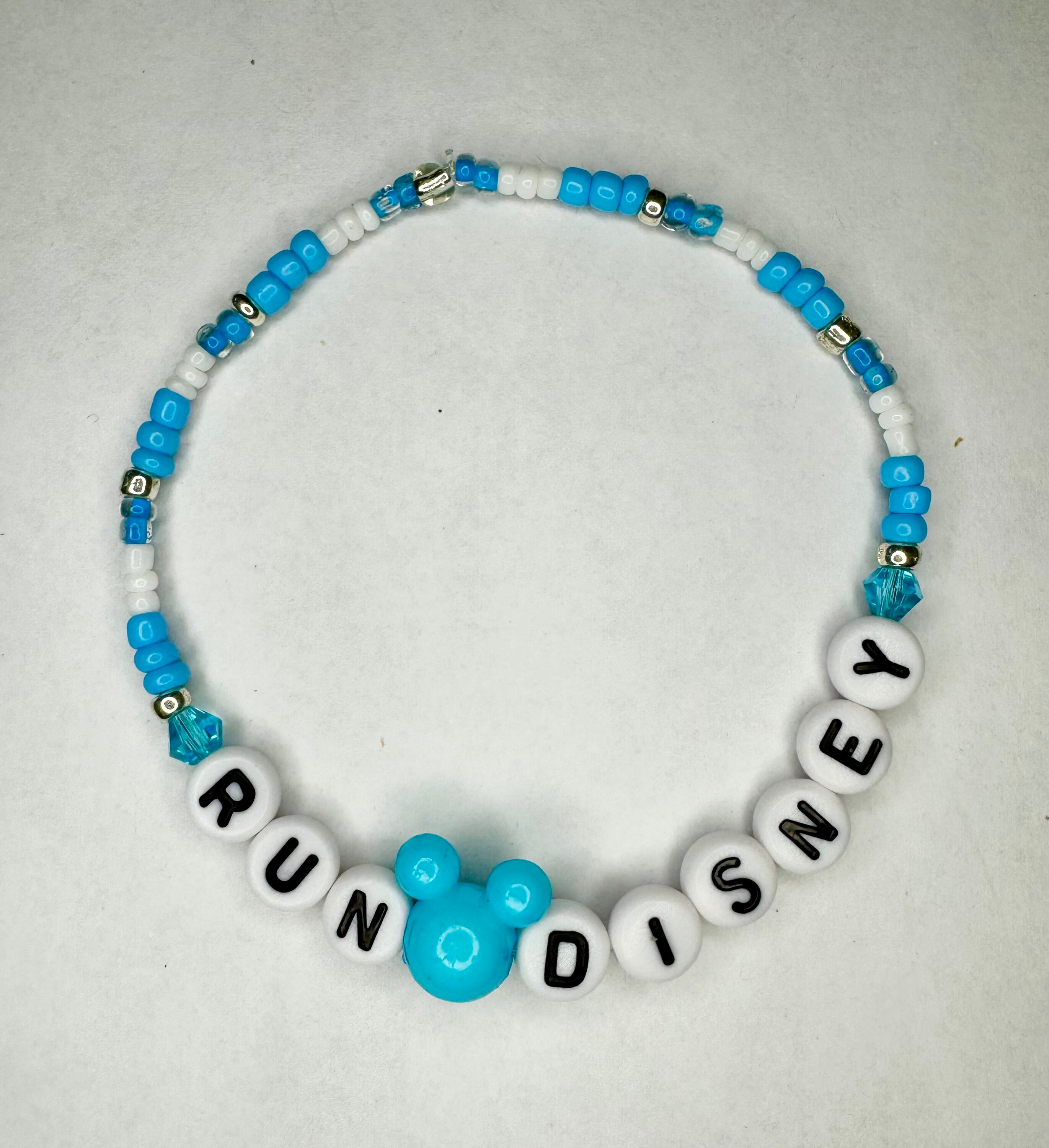 Rundisney Beaded Bracelets minnie Runderful World of Color 5K 10K Half ...