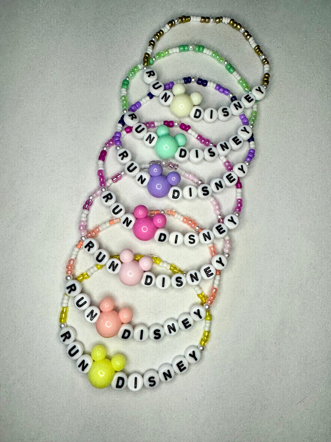 Rundisney Beaded Bracelets | the Runderful World of Color - 5K - 10K ...