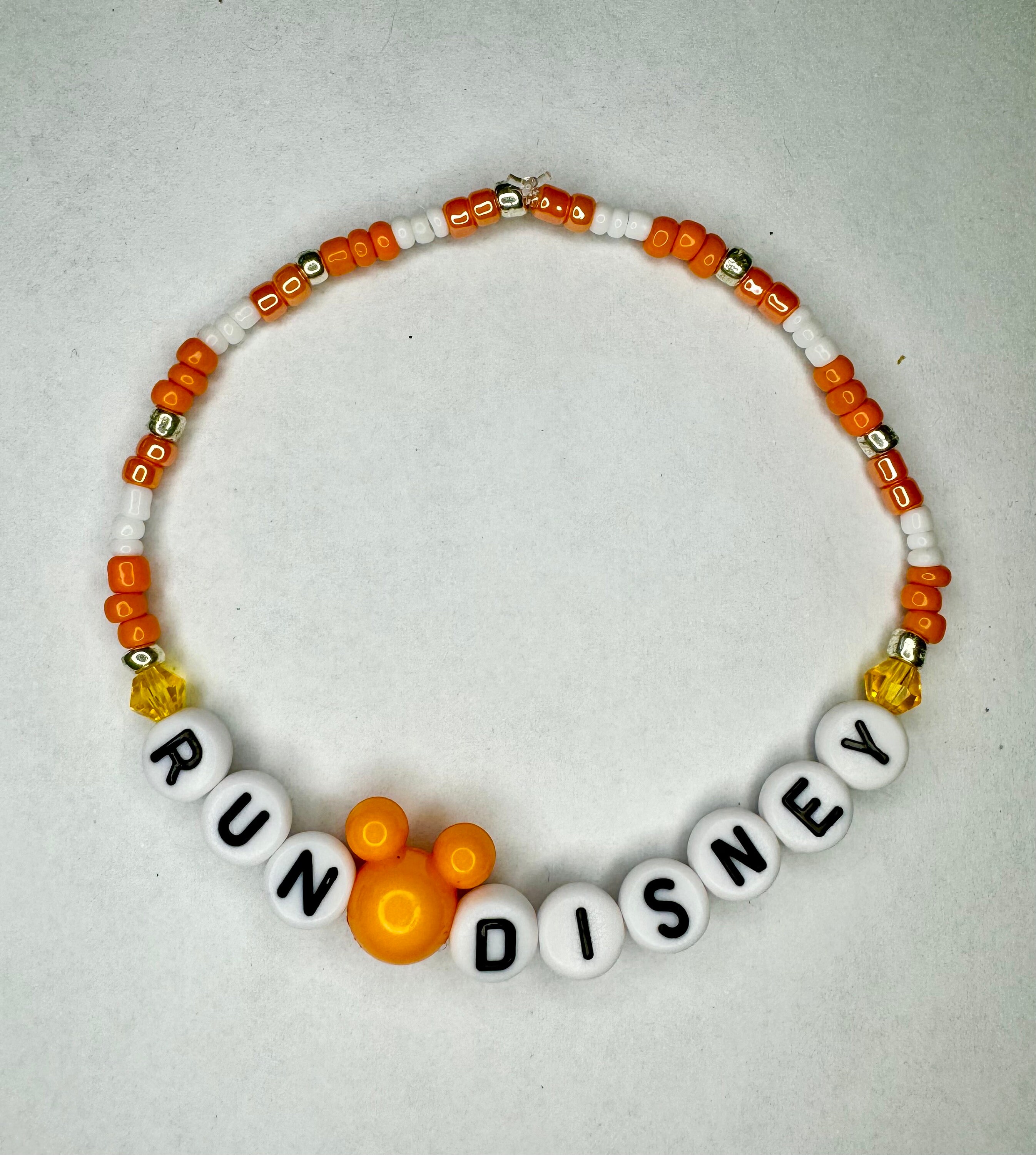 Rundisney Beaded Bracelets minnie Runderful World of Color 5K 10K Half ...