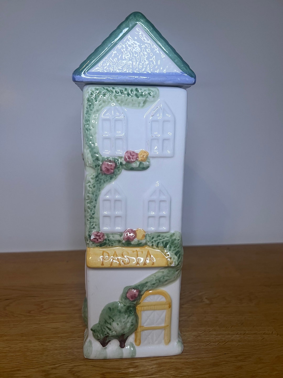 Vintage Ceramic Pasta Container Cute Kitchen Farmhouse Vibe - Etsy