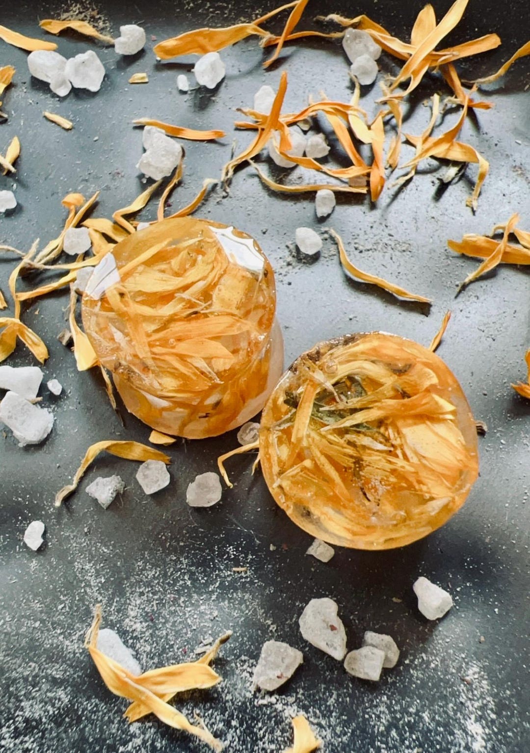 Marigold & Black Sea Salt Ear Gauges - Etsy