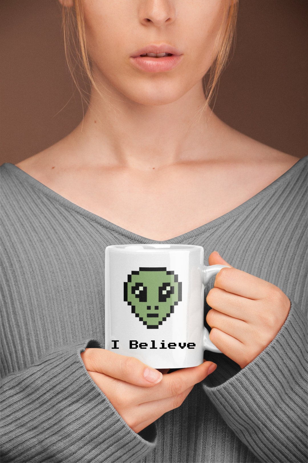Alien Mug, I Believe, UFO, Outer Space, Gift for Him, Gift for Her, Mug ...