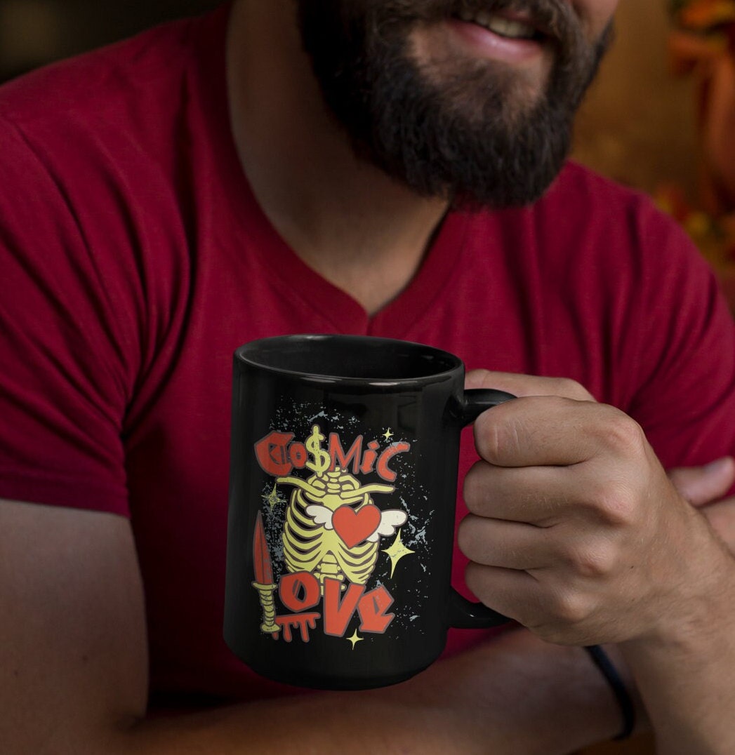 Cosmic Love Universe Love Cosmic Heart Large Mug Big Tea Cup Vday Gifts ...