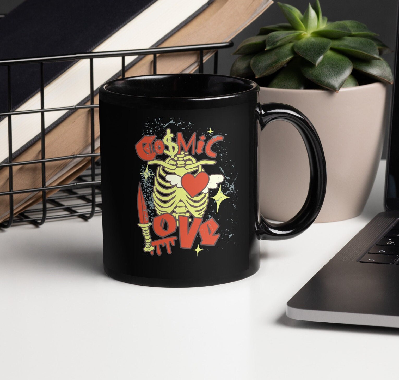Cosmic Love Universe Love Cosmic Heart Large Mug Big Tea Cup Vday Gifts ...