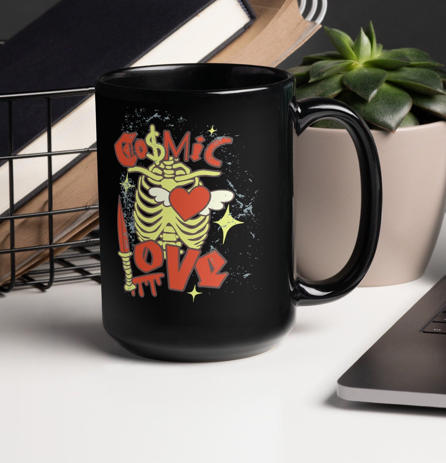 Cosmic Love Universe Love Cosmic Heart Large Mug Big Tea Cup Vday Gifts ...