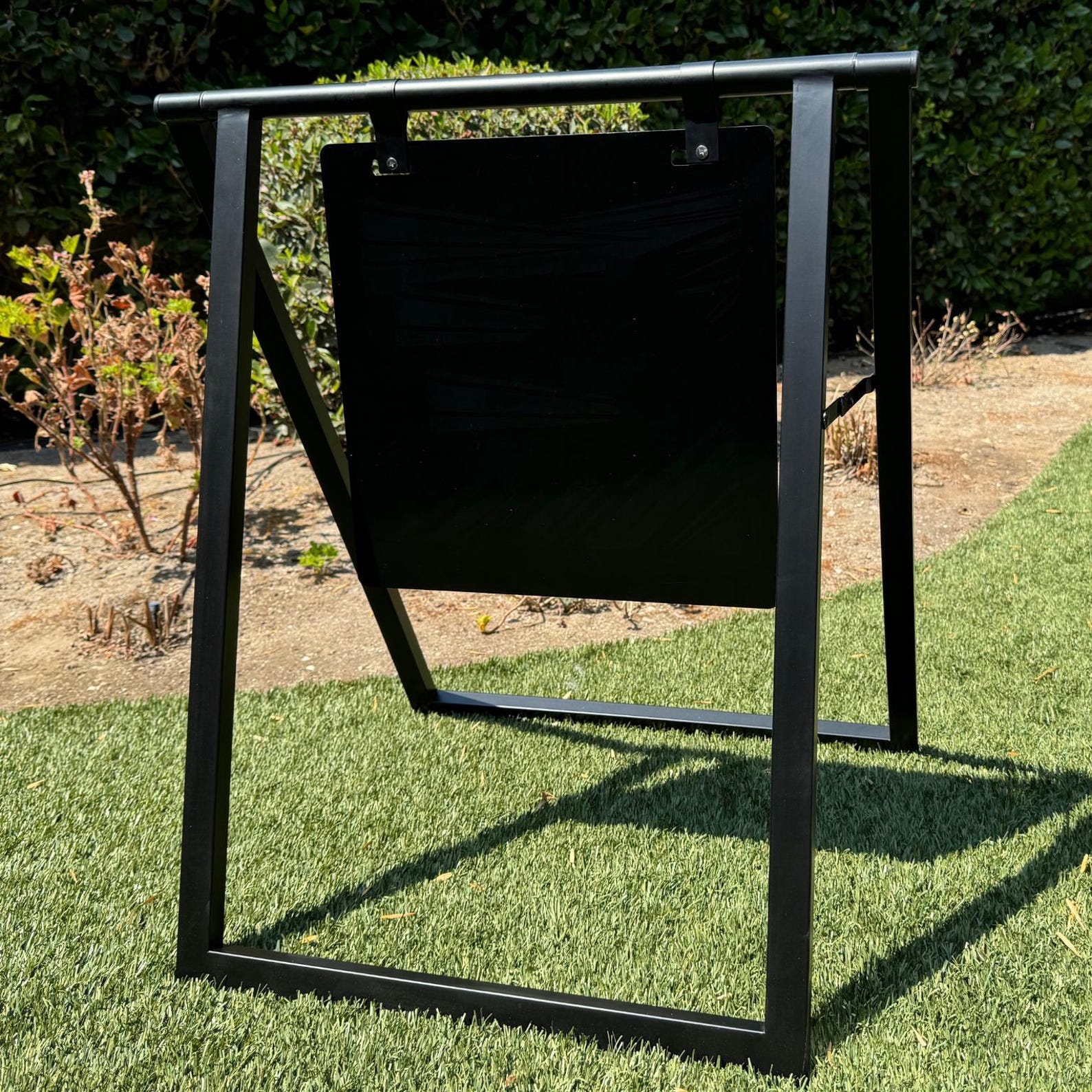 Magnetic Chalkboard Metal A Frame Sign, 24x30 Minimalist Sidewalk Sign ...