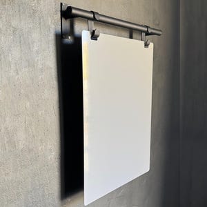 Hanging Chalkboard Menu Sign: Magnetic Metal Cafe Display - Etsy
