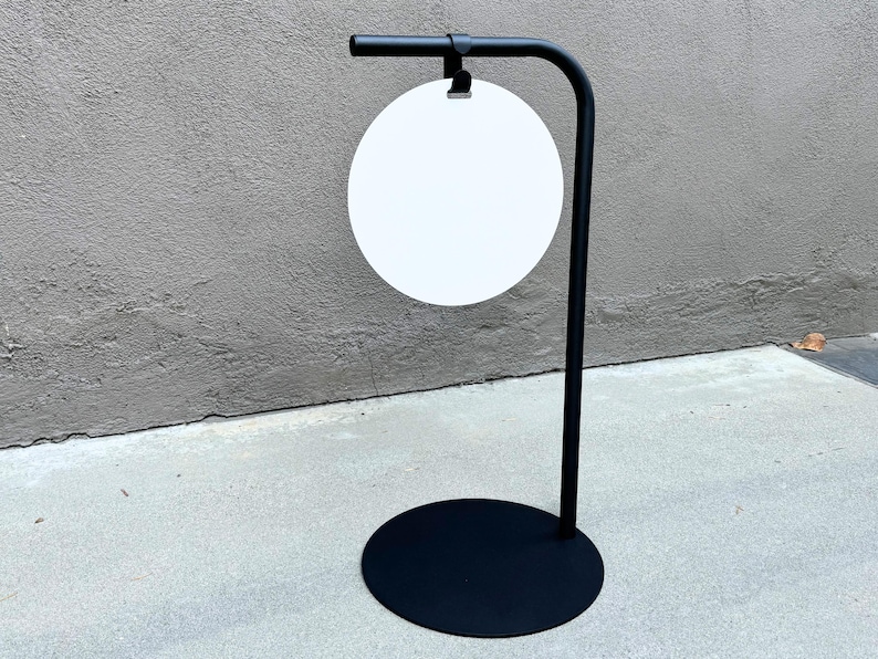 Pathway Metal Sign, Pop-up Round Sign, Minimalist Magnetic Chalkboard ...