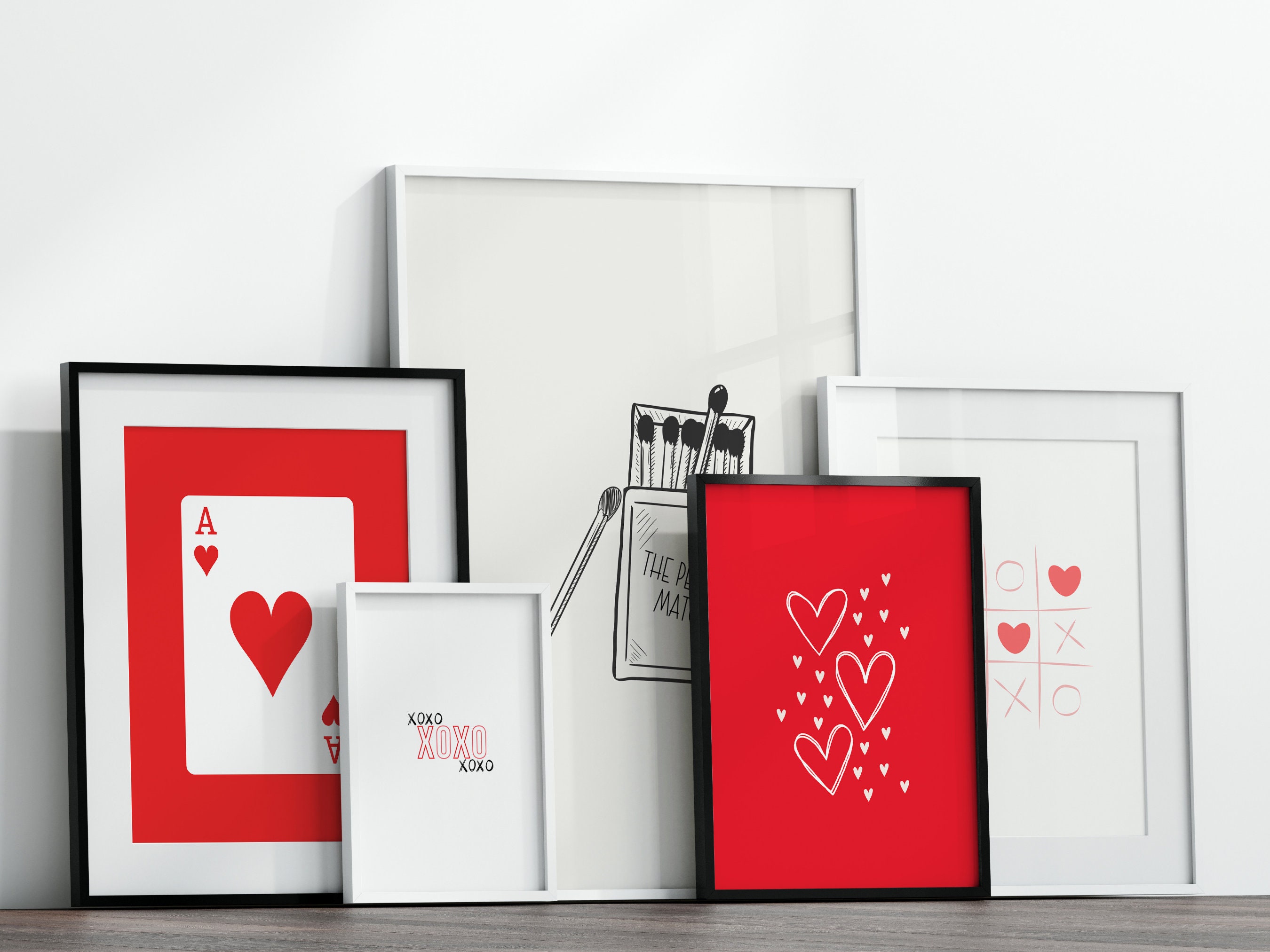 Valentines Day Art Mega Bundle, Printable Wall Art, Valentine Wall Art ...