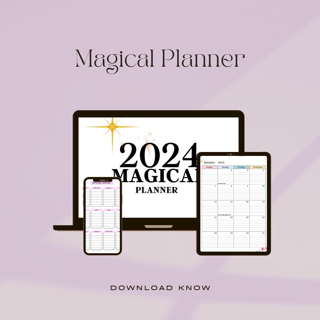 Enchanted Dreams Digital Magical Planner - Etsy