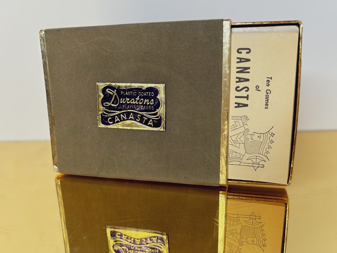 Restored Vintage Canasta 1958 Playing Card Deck - Etsy