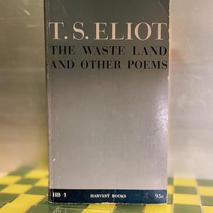 Restored Vintage Book by T.S. Eliot “the Waste Land and Other Poems” - Etsy