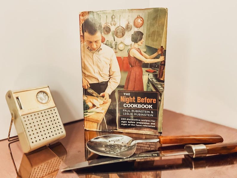 Restored Vintage 1960’s “the Night Before Cookbook” by Paul & Leslie ...