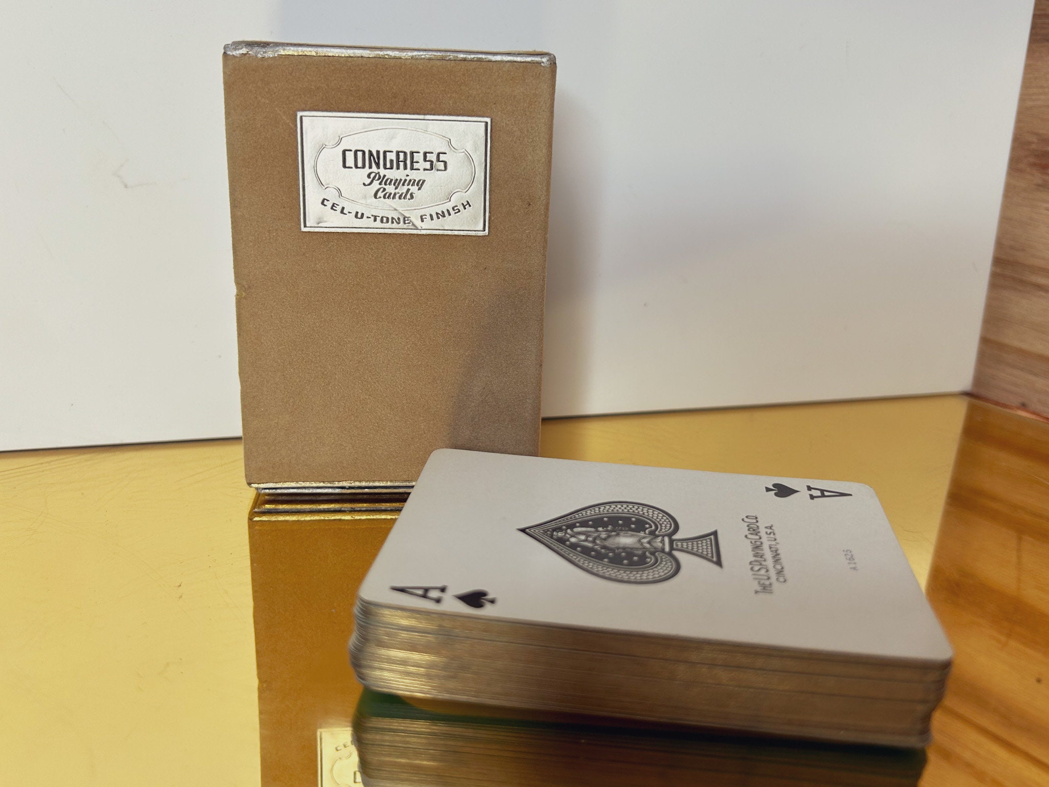 Vintage Congress Playing Card Deck - Etsy