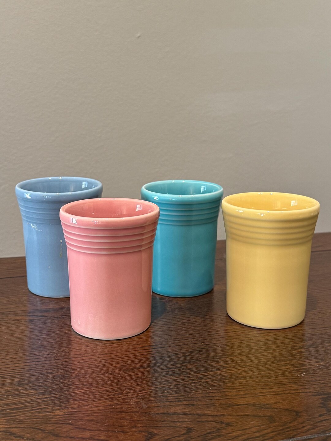 RARE Discontinued Fiestaware 6 Oz Tumblers - Mint Condition - Etsy